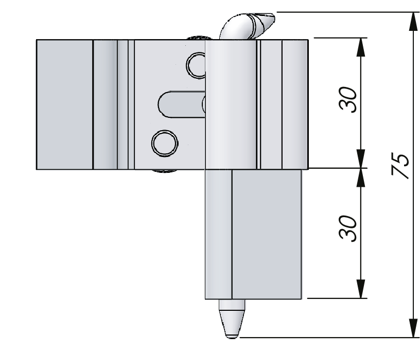 Concealed Adjustable Lift Off Hinge 100° | Concealed hinges
