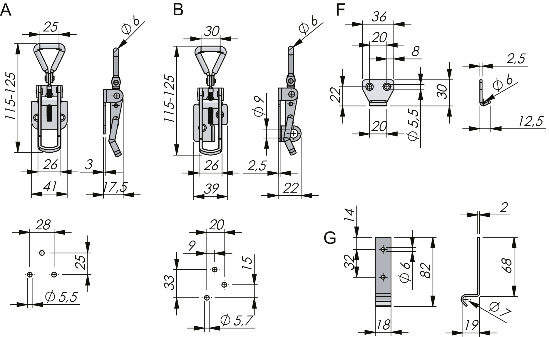 Adjustable Pull-Down Catch and Striker | Latching Systems