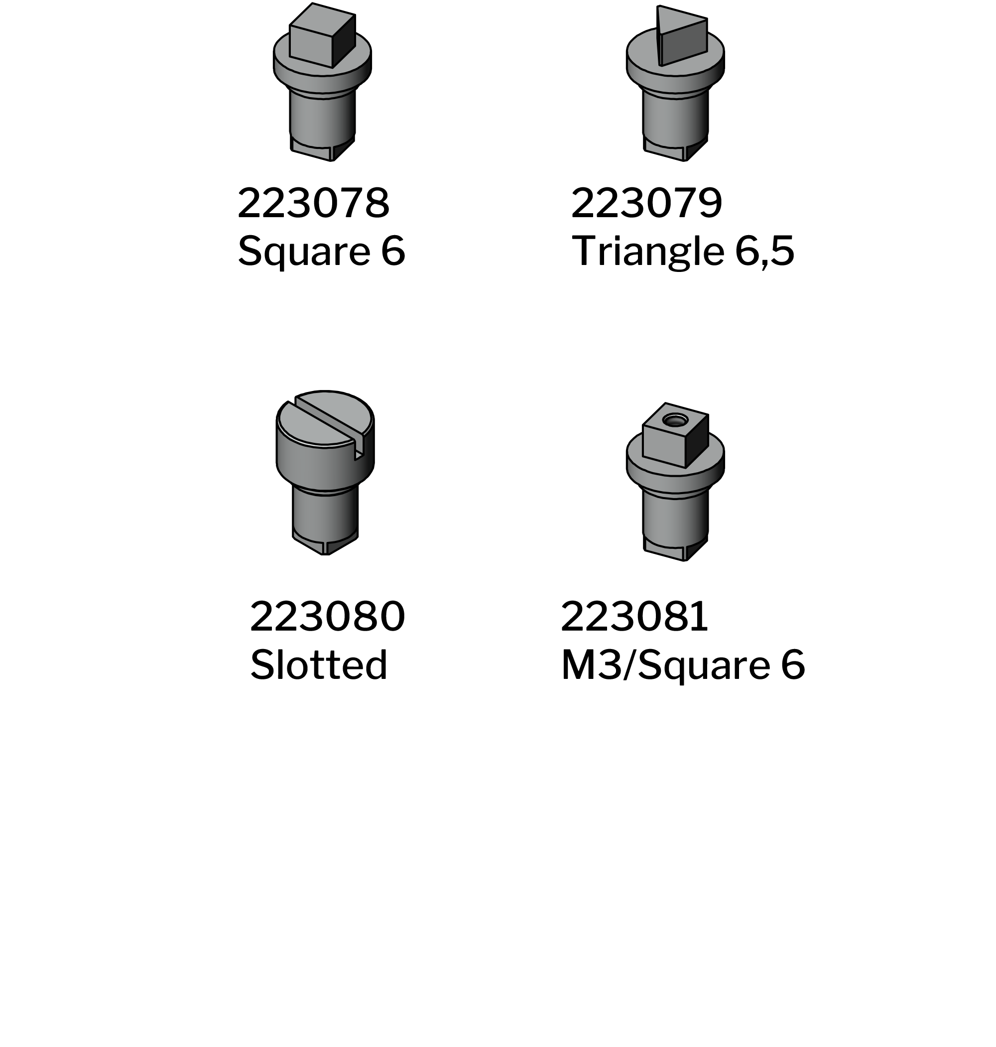 Inserts Compact Stainless Steel 13 5 Mm Quarter turn Accessories inserts-compact-stainless-steel-13-5-mm-quarter-turn-accessories
